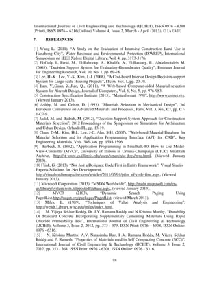 Development of a web based decision support system for materials selection in construction | PDF