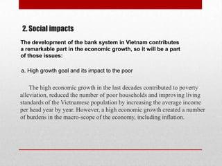 The development of bank system in Vietnam and its impacts on the ...