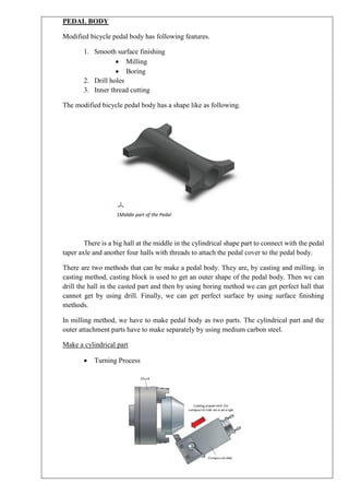 Development of bicycle pedal part I | PDF