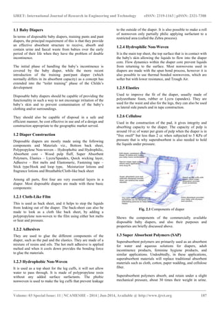 Development of bio degradable baby diapers | PDF | Skin Care | Beauty