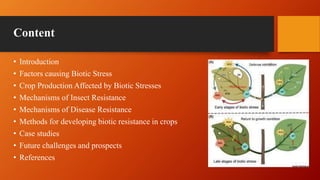 Development of biotic stress resistance technologies | PDF