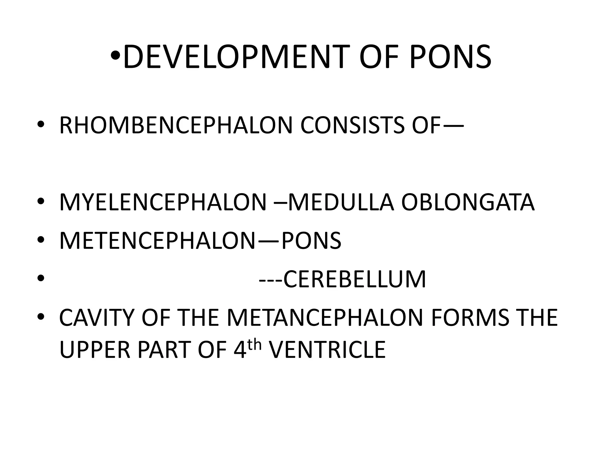 Development of brain | PPTX