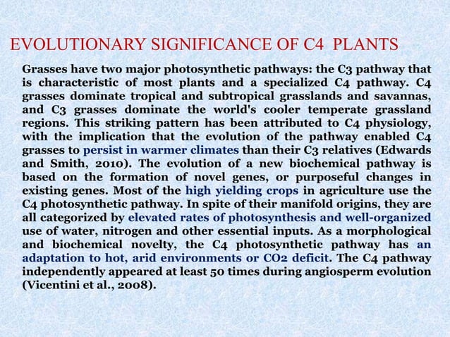 Development of c4 rice | PPTX | Agriculture | Industries