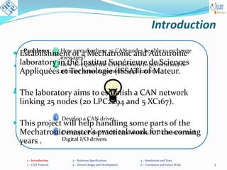 Development of can, pwm, adc and | PPTX | Operating Systems | Computer Software and Applications