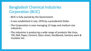 Development of chemical industries in Bangladesh | PPTX