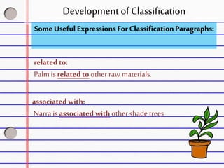 Paragraph Development by Classification | PPTX