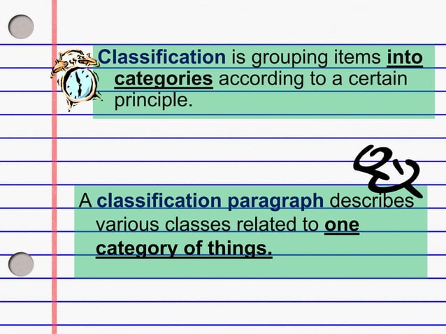 Paragraph Development by Classification | PPTX