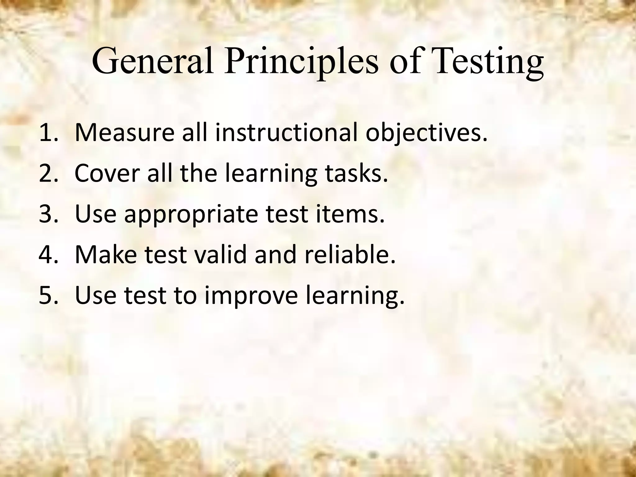Development of classroom assessment tools | PPTX