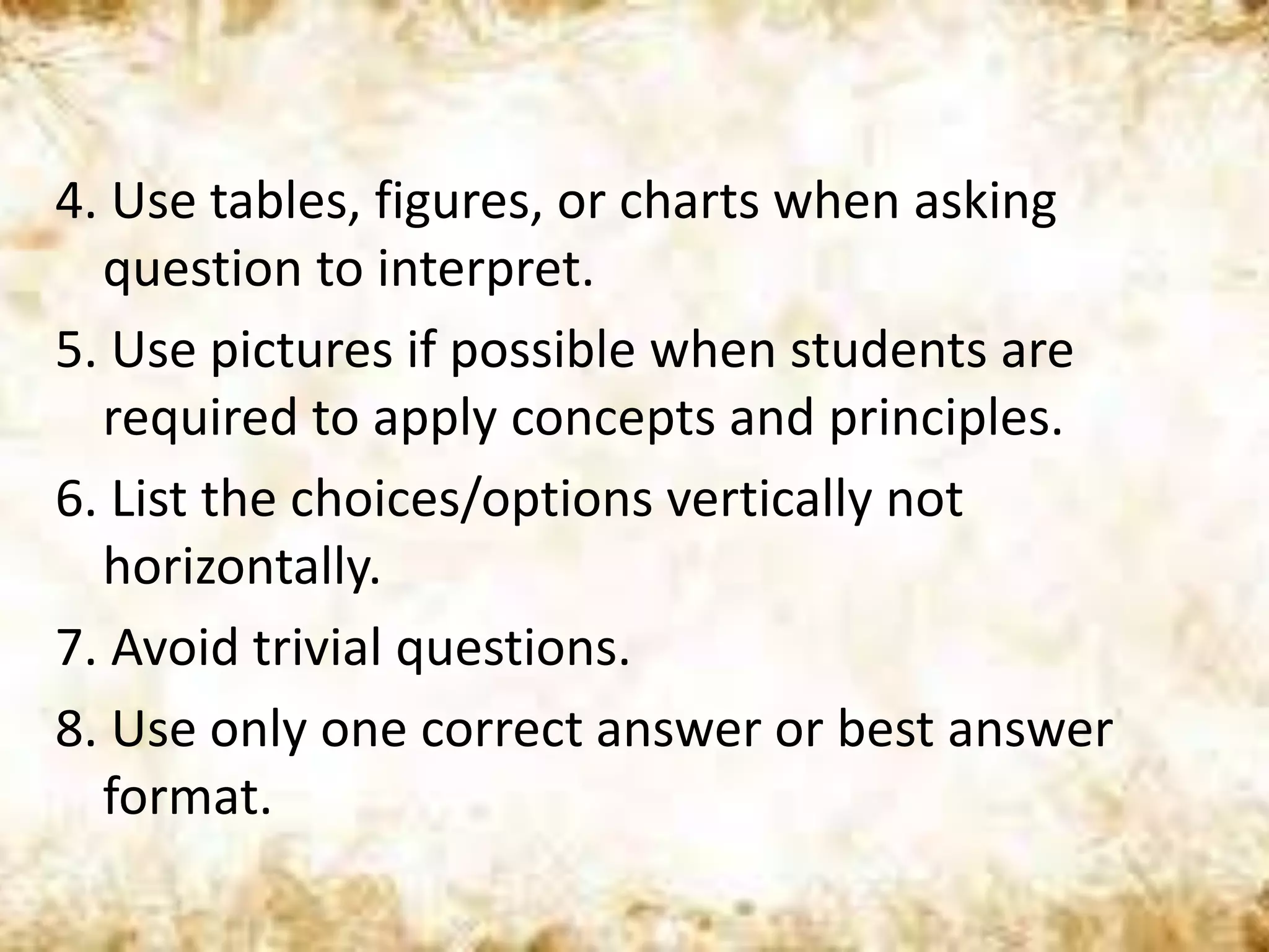 Development of classroom assessment tools | PPTX