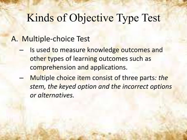 Development of classroom assessment tools | PPTX | Standardized Testing ...