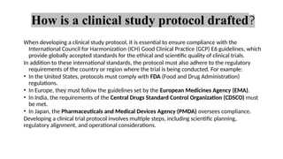 DEVELOPMENT OF CLINICAL TRIAL PROTOCOLS - Regulatory Affairs.pptx