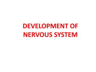 Development of CNS 01 | PPT