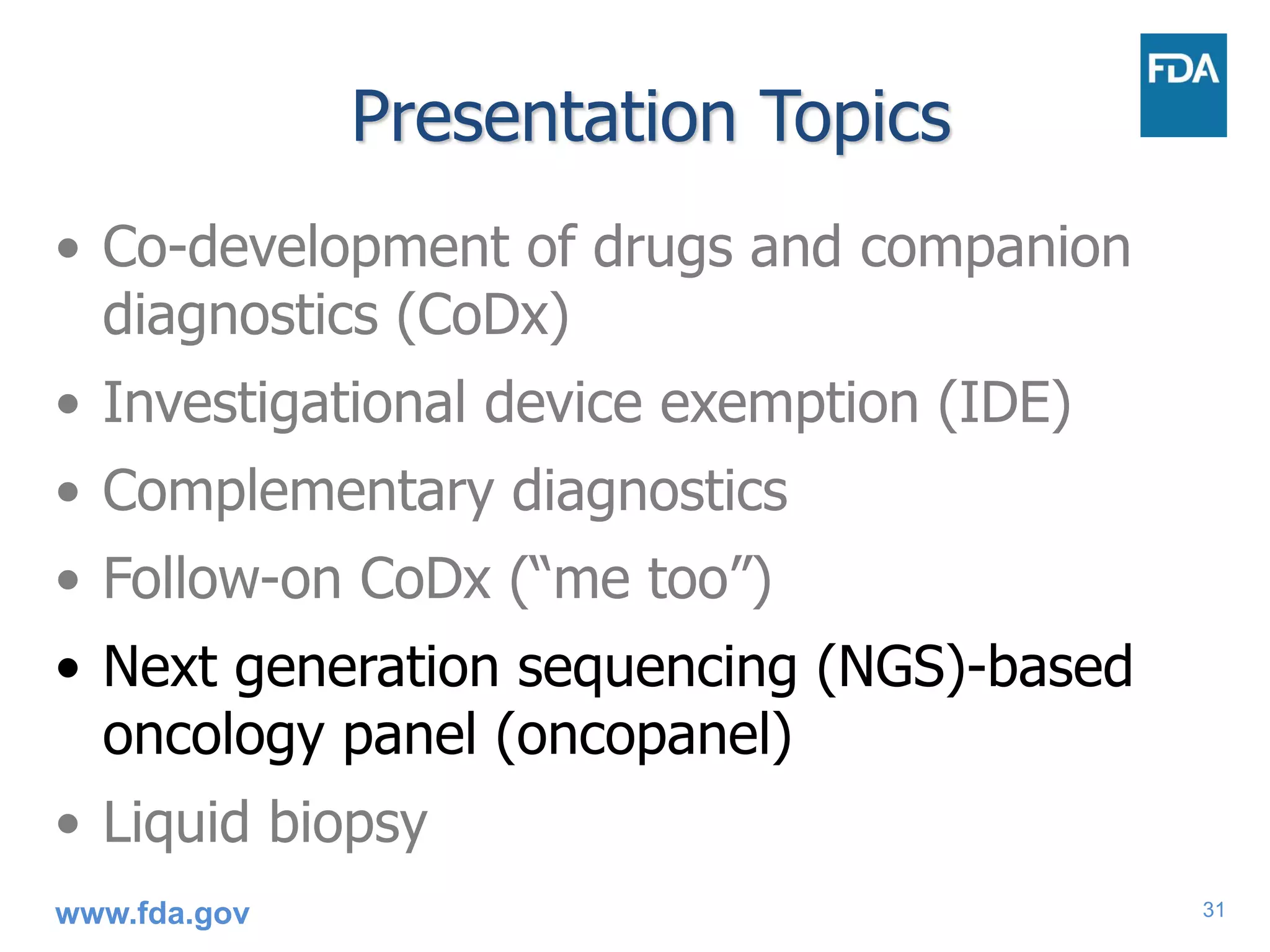 Development of companion diagnostics - an FDA Perspective.pdf