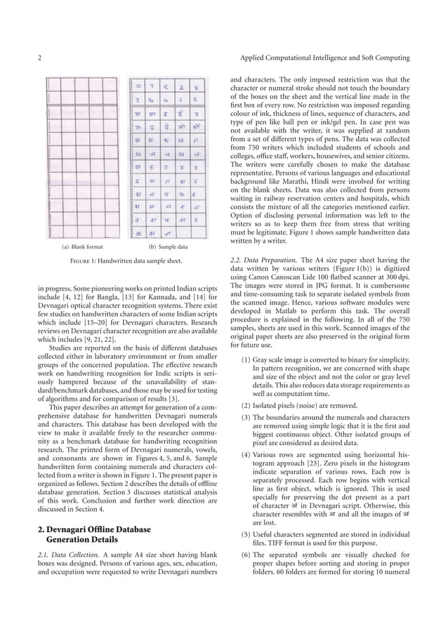 Development of comprehensive devnagari numaral and character database | PDF