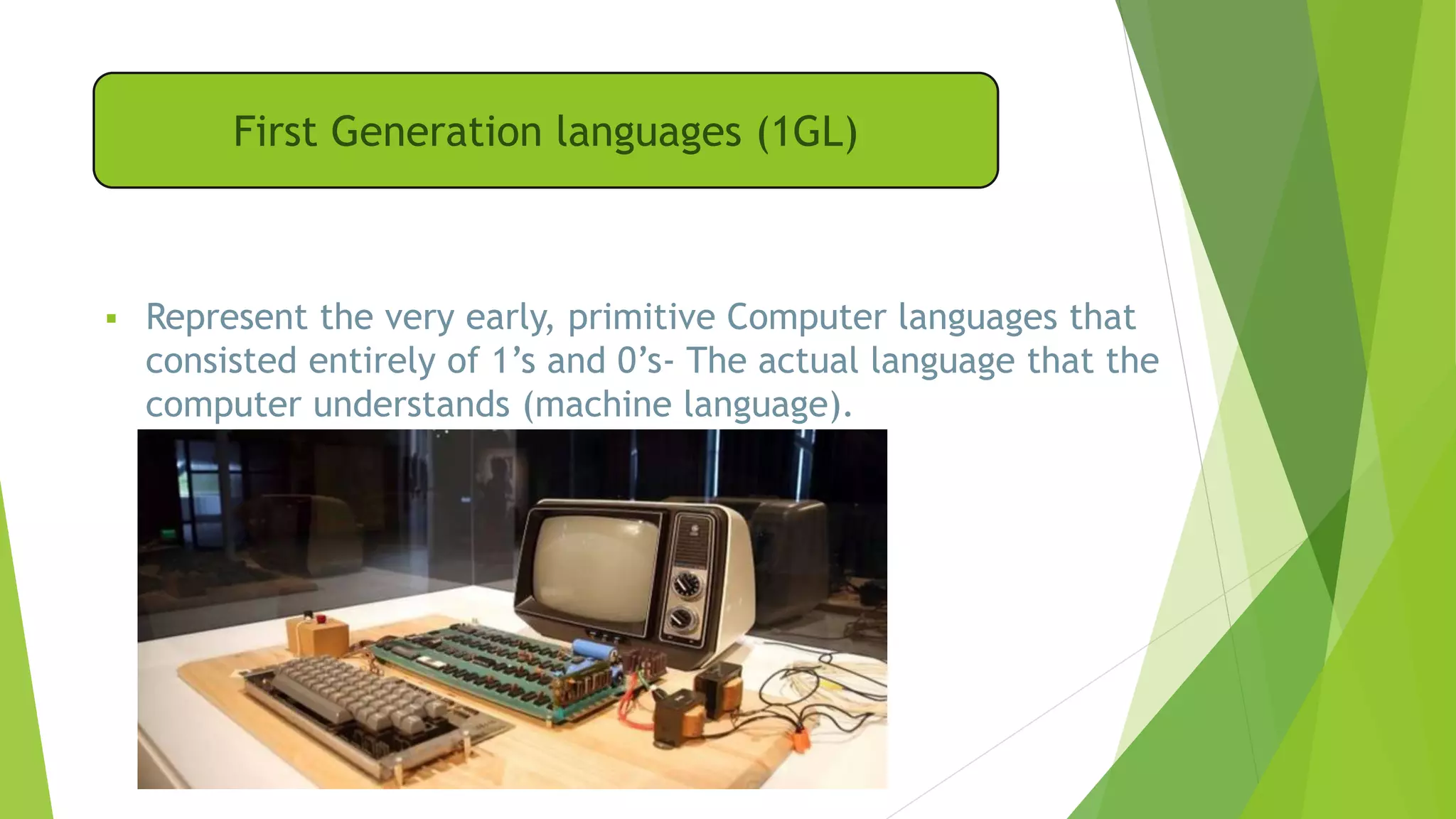 Development of computer languages | PPTX