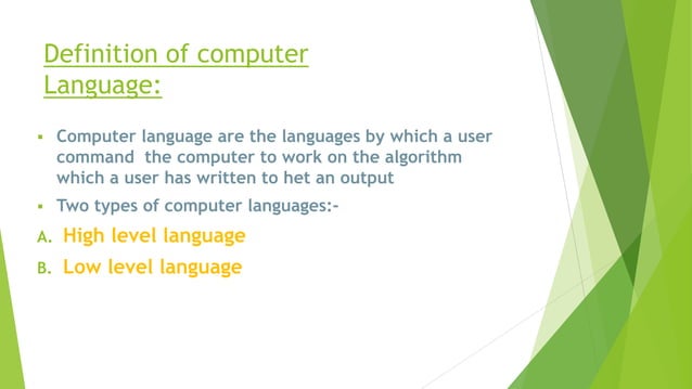 Development of computer languages | PPTX
