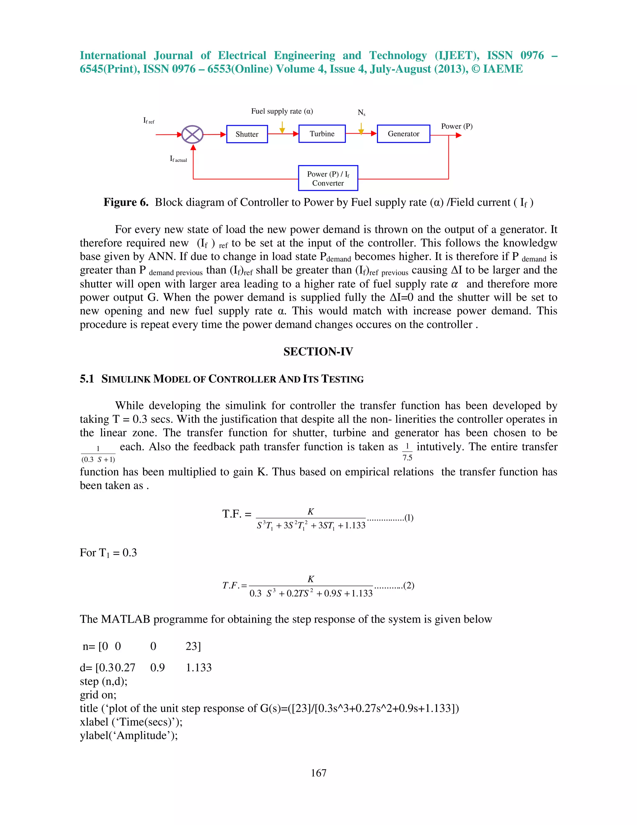 Development of controller for economic load dispatch by generating ...