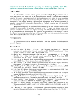 Development of controller for economic load dispatch by generating units und | PDF | Radio ...