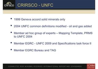 Development of CRIRSCO presentation - IGC Conference 2016 | PDF