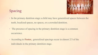 Development of dental occlusion in orthodontics | PPTX