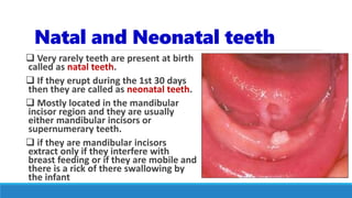 Development of dentition and occlusion | PPTX