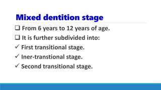 Development of dentition and occlusion | PPTX