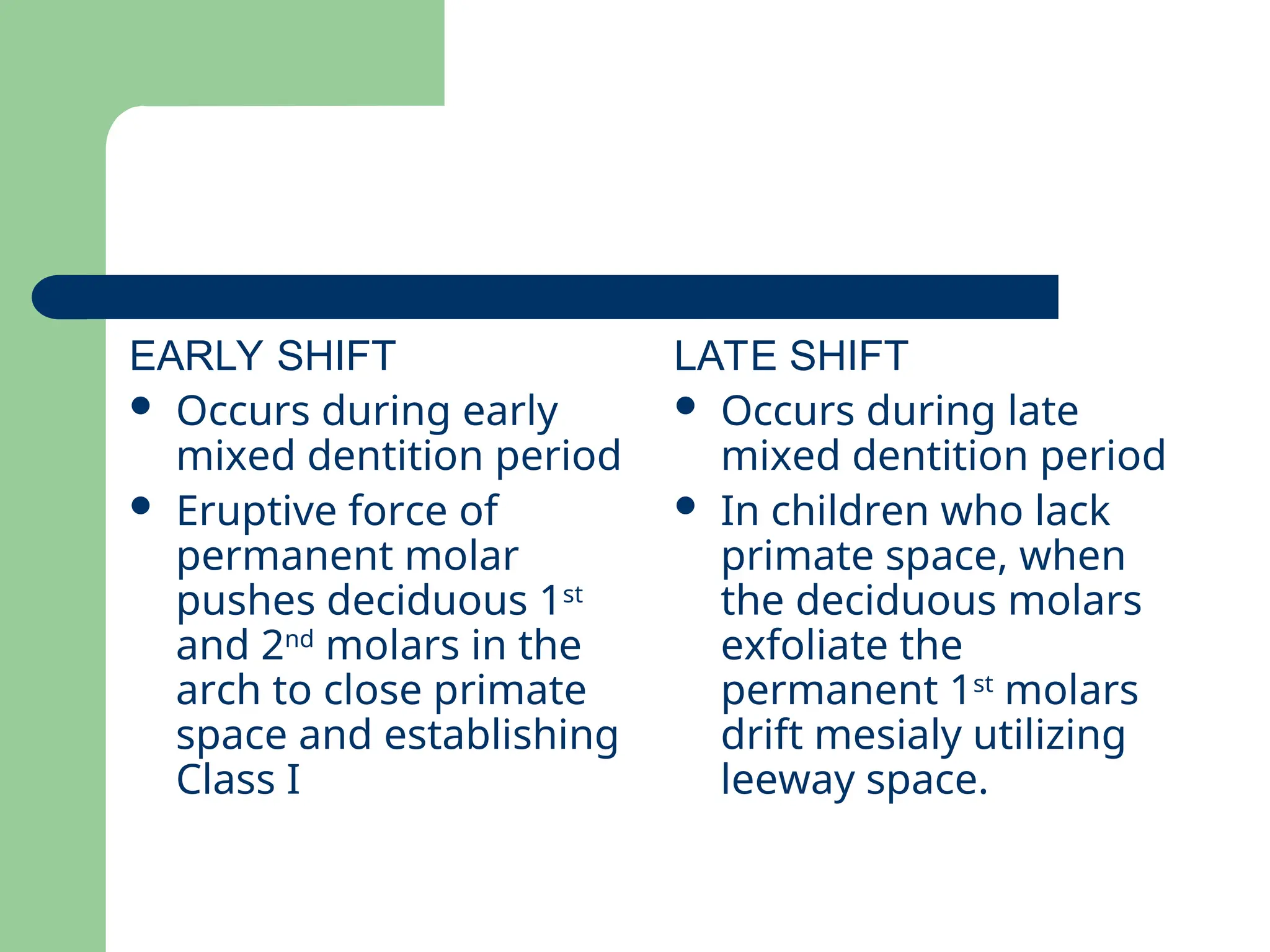DEVELOPMENT OF DENTITION & OCCLUSION. Spacing in mixed Dentition.ppt