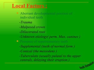 developement of dentition | PPT