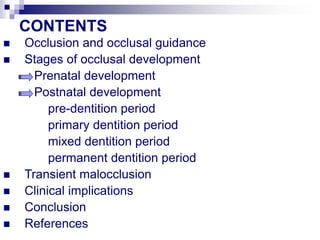 Development of dentition | PPT
