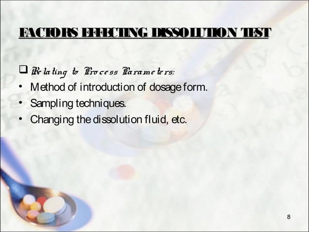 Development of dissolution method. | PPT