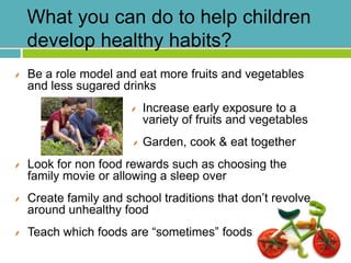 Development of eating habits and food preference final | PPTX
