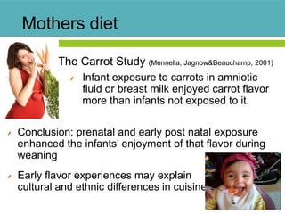 Development of eating habits and food preference final | PPTX