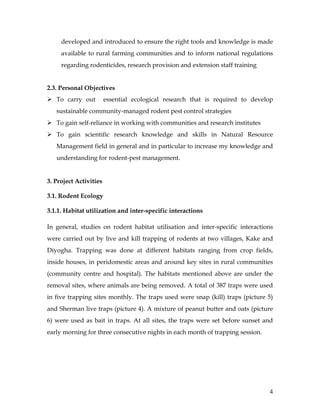 Development of ecologically based rodent management for sadc region | PDF