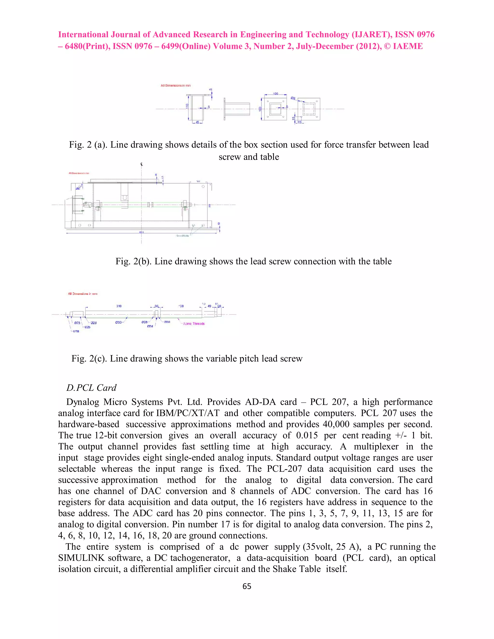 Development of economized shaking platforms for seismic testing of ...