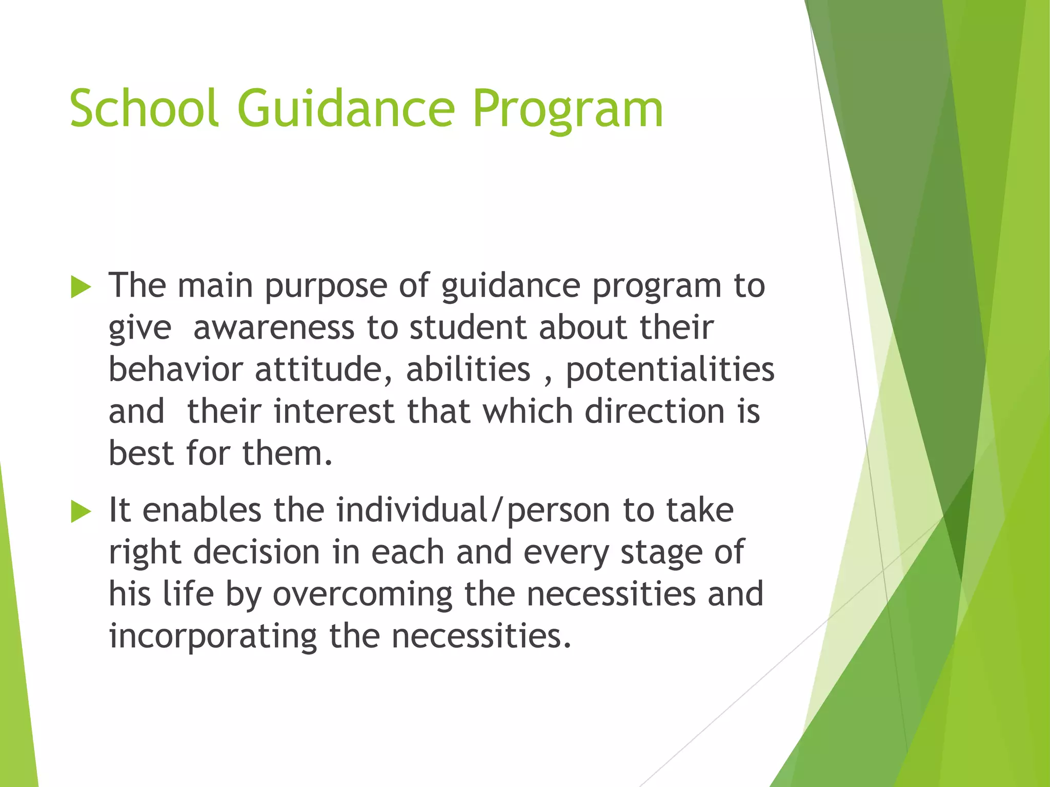 Development of Educational Guidance Program | PPTX