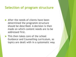 Development of Educational Guidance Program | PPTX