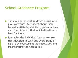 Development of Educational Guidance Program | PPTX