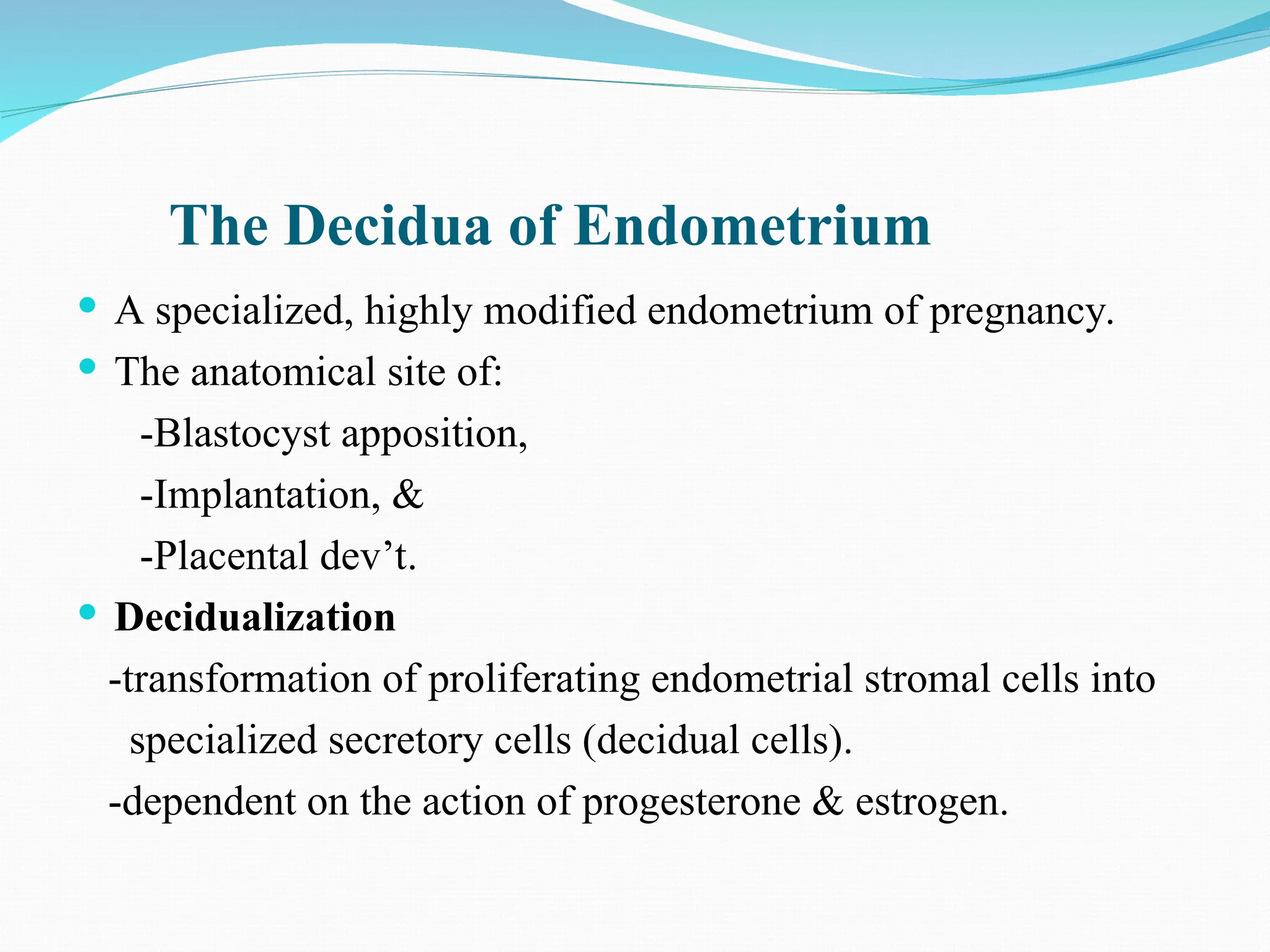 Lectures on Developments of Embryo & Placenta.ppt