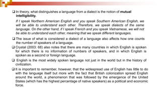 Development of english | PPTX
