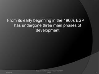 Development of esp | PPT