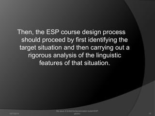 Development of esp | PPTX