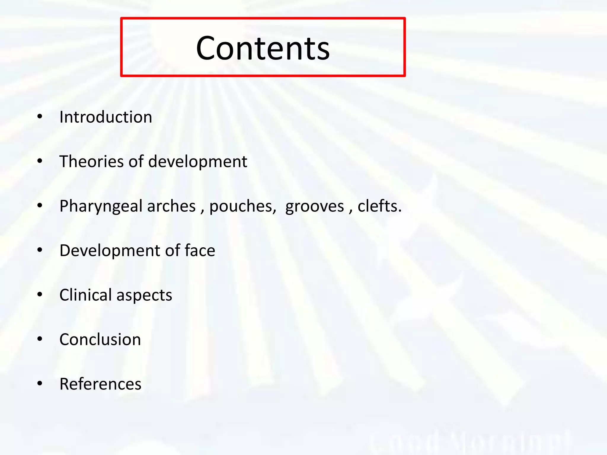 Development of face | PPTX