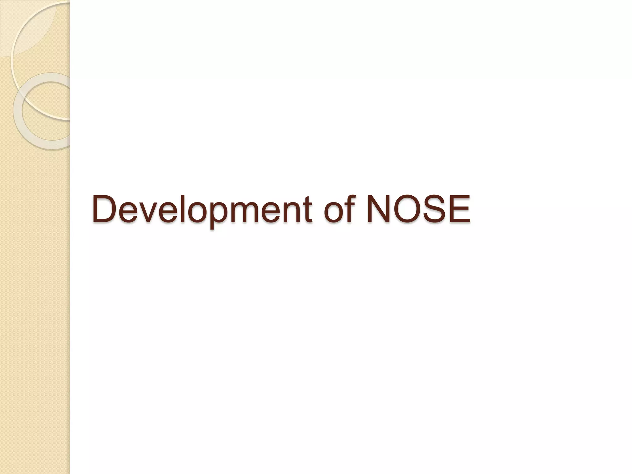 Development of face including nose ppt | PPTX