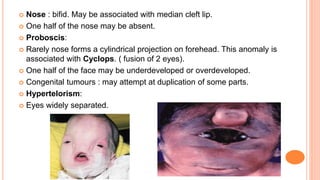 Development of face, paranasal sinus. | PPTX