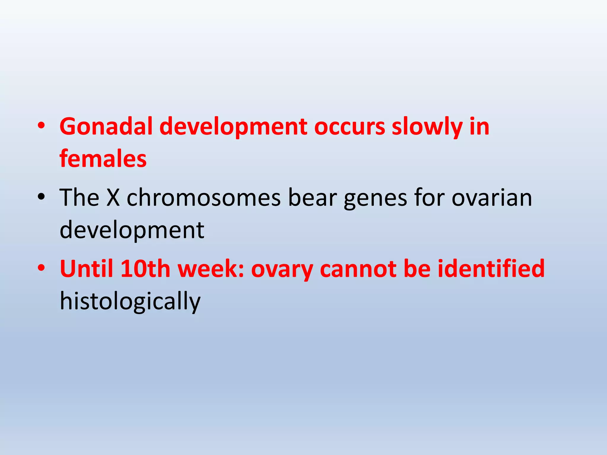 Development of female reproductive system | PPTX