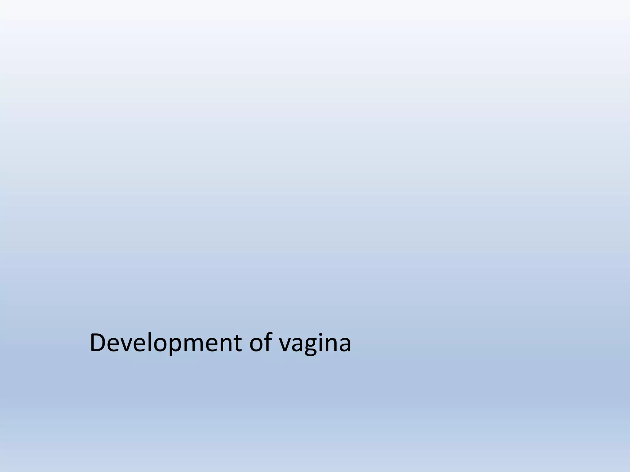 Development of female reproductive system | PPTX