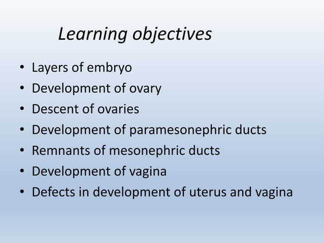 Development of female reproductive system | PPTX | Reproductive Health ...