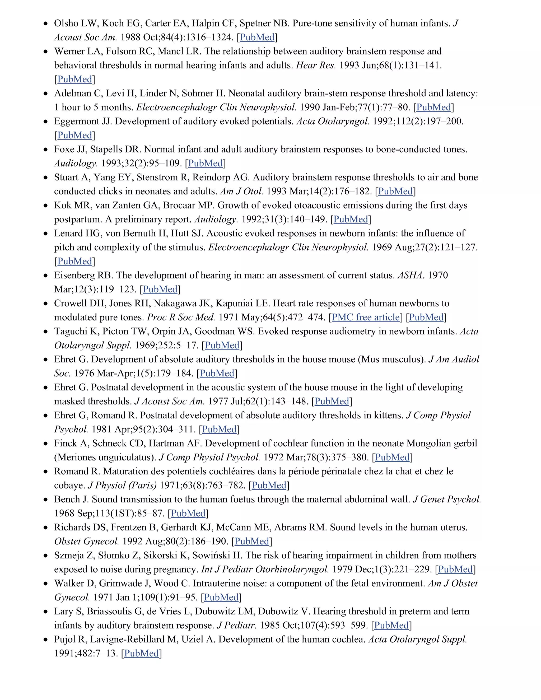 Development of fetal hearing | PDF