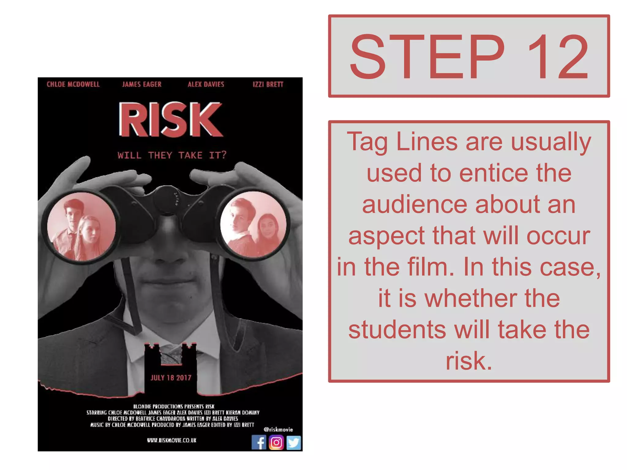 Development of film poster media - year 13 | PPTX | Photo Editing ...