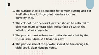 Development of fingerprints - powders & ioding fuming.pptx